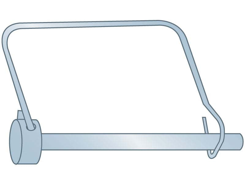 Buy Snap Pin Square One Wire 5/16 x 3-1/2 Low Carbon Steel Zinc C ...